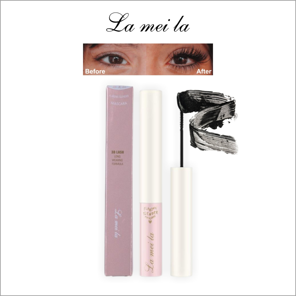Jual LAMEILA Black Shiny Long Curl Mascara Maskara Hitam Waterproof ...