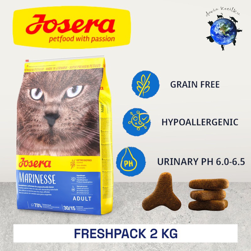 Jual Josera Marinesse Cat Food - Grain Free / Hypoallergenic / Urinary ...