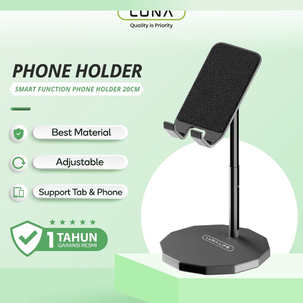 Jual 66 Promo Brand Luna Phone Holder 2 Cm Foldable Alumunium Premium ...