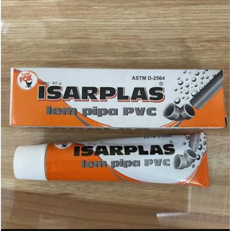 Jual KEMASAN BARU || Isarplas lem pipa pvc netto 40 gram 1 piecis | Shopee Indonesia