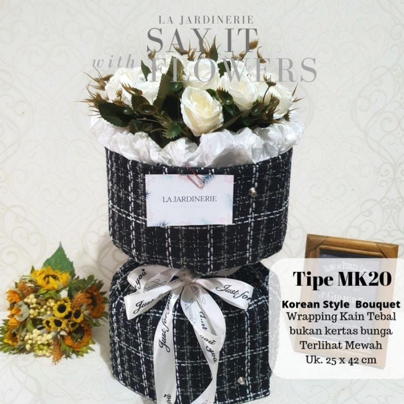 Jual Buket Bunga Wisuda Lamaran Mawar Bucket Korean Style Kado Bunga ...