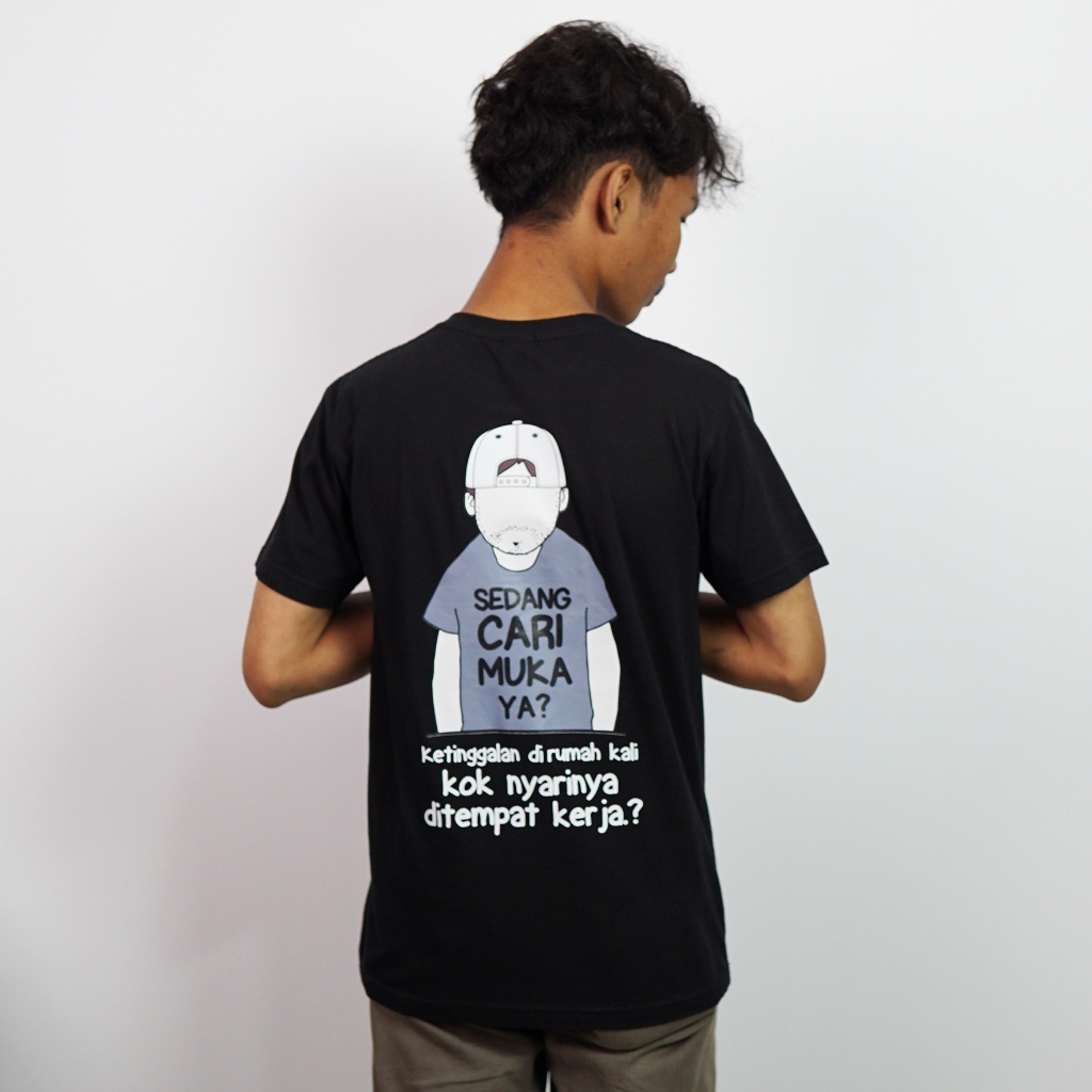 Jual Desain Kaos Keren - Kaos Sindiran Kerja Lucu Sedang Cari Muka ...