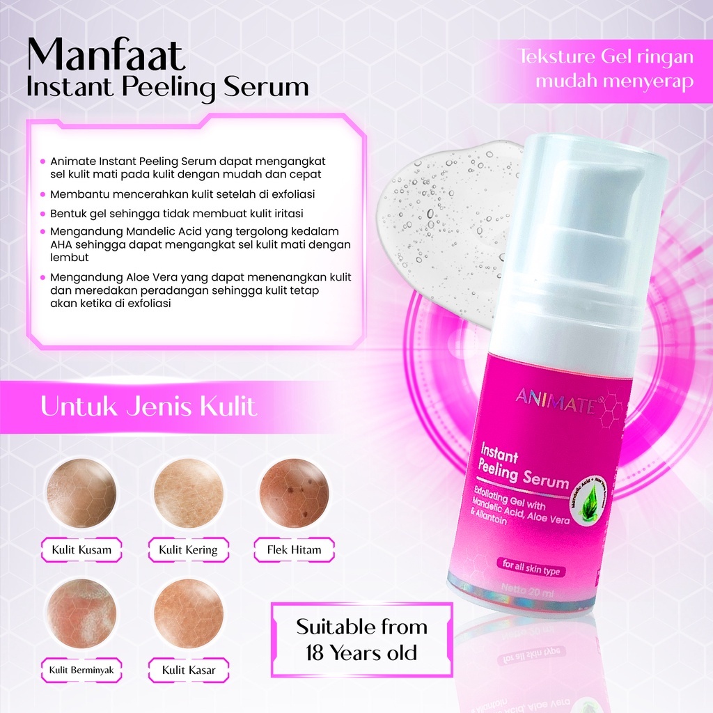 Jual ANIMATE Skincare Series - Serum/Day Night Cream/Essence Original ...