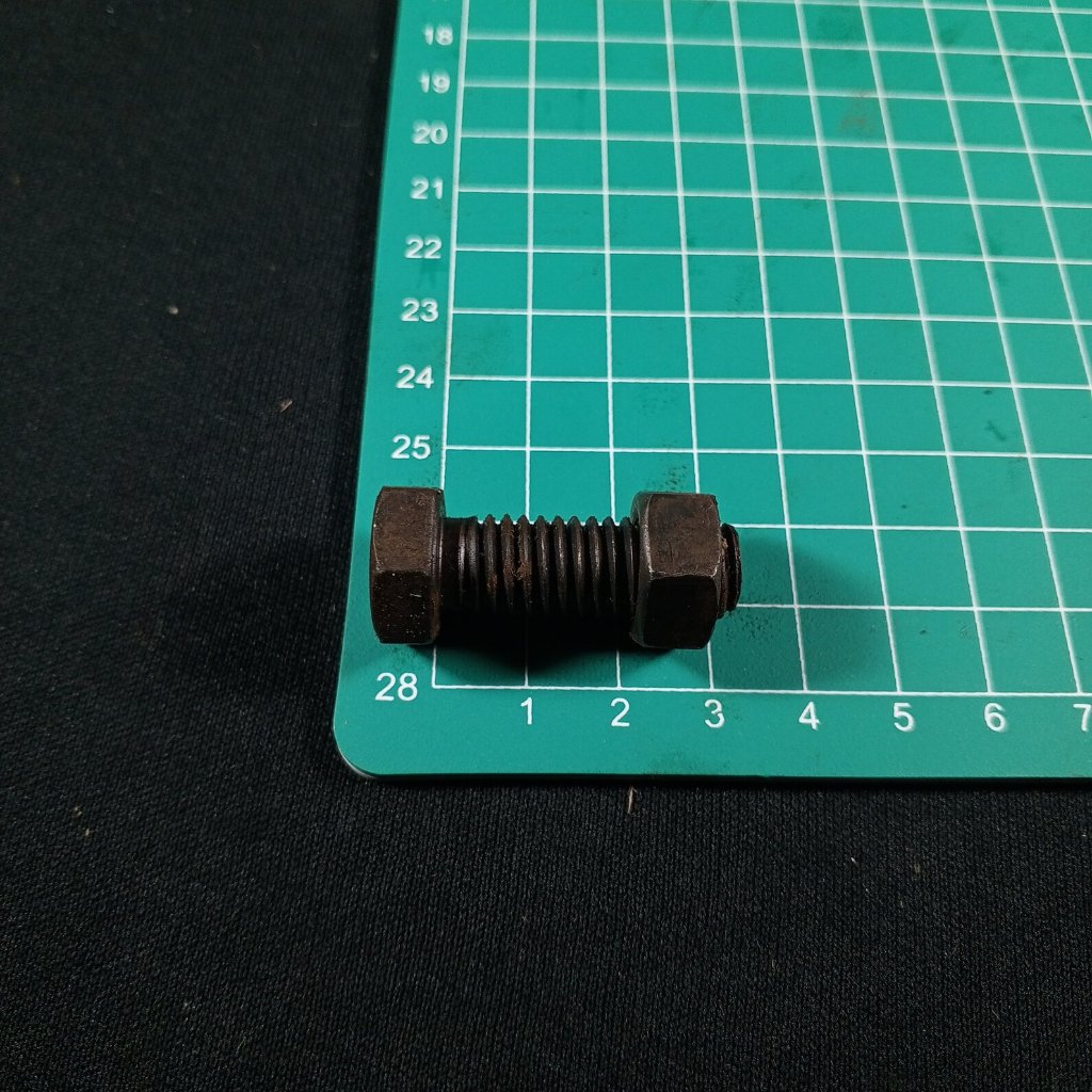 Jual MOON LION Baut Mur Hitam 7/16 x 1 1/4 Inci Carbon Steel Hex Bolt ...