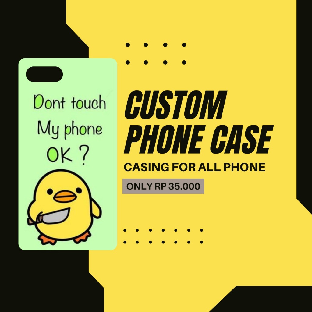 Jual CUSTOM CASE HP SEMUA MODEL HANDPHONE (SOFTCASE) | Shopee Indonesia