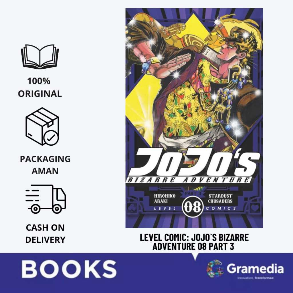 Jual Level Comic: Jojo`s BIzarre Adventure 08 Part 3 - Stardust ...