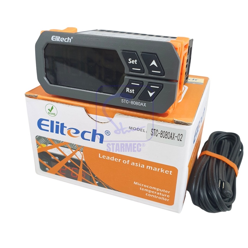 Jual Thermostat Digital STC88AX Elitech Temperature Controller Original Elitech v Promo | Shopee ...
