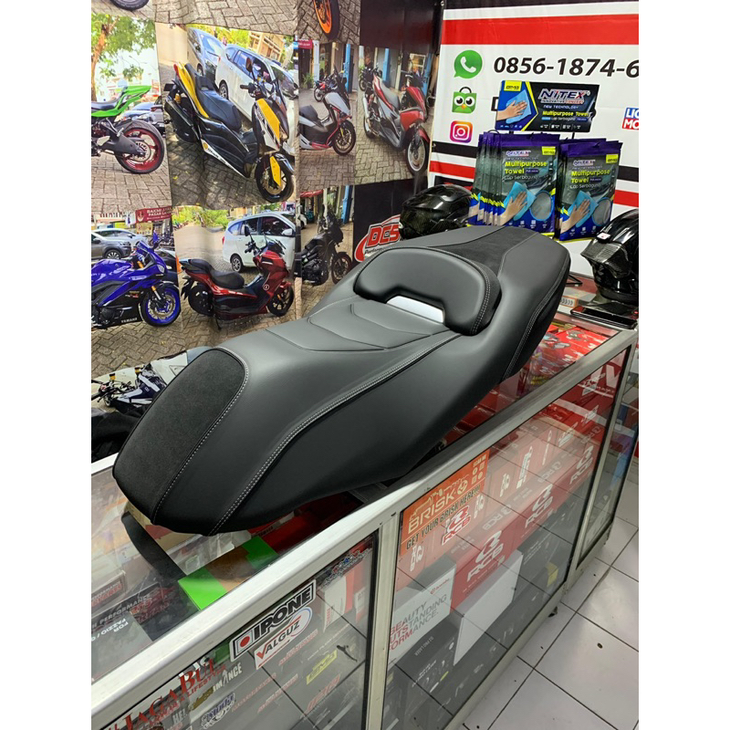 Jual Jok Comfort Eropa asli khusus New xmax Connected ( V2 ) | Shopee ...