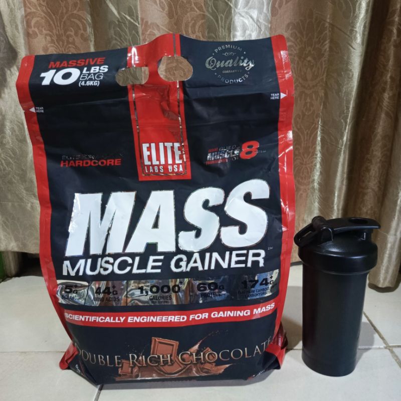Jual Elite Labs Mass Muscle Gainer 10lbs 10 Lbs 10lb | Shopee Indonesia
