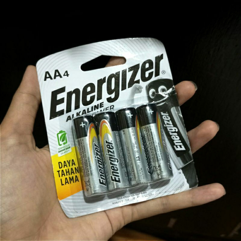 Jual Baterai Energizer Alkaline Power A2/AA LR6 1.5V (1 pack isi 4pcs) | Shopee Indonesia