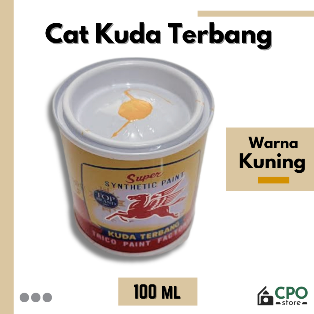 Jual Cat Kuda Terbang Ukuran 100 ml (Ready 10 Warna) | Shopee Indonesia