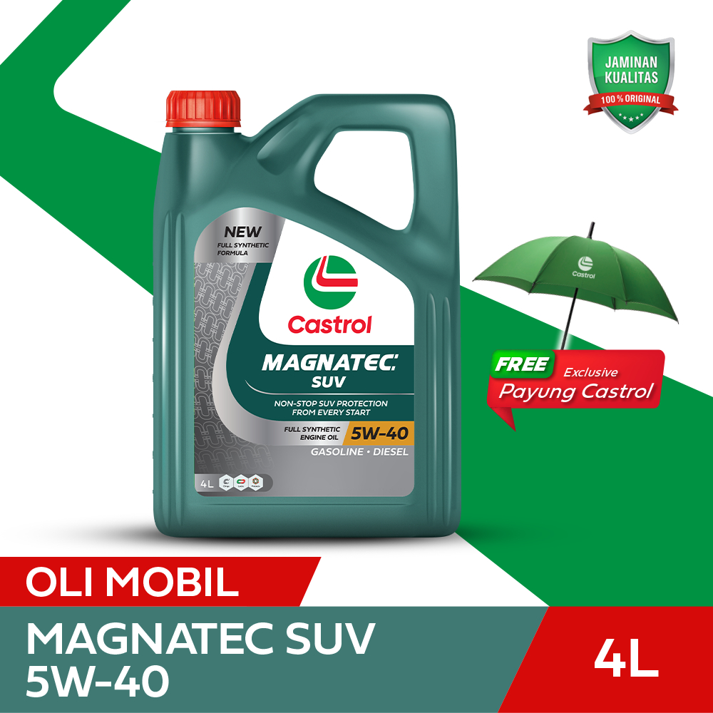 Jual Oli Mesin Mobil Castrol MAGNATEC SUV 5W-40 (4L) | Shopee Indonesia