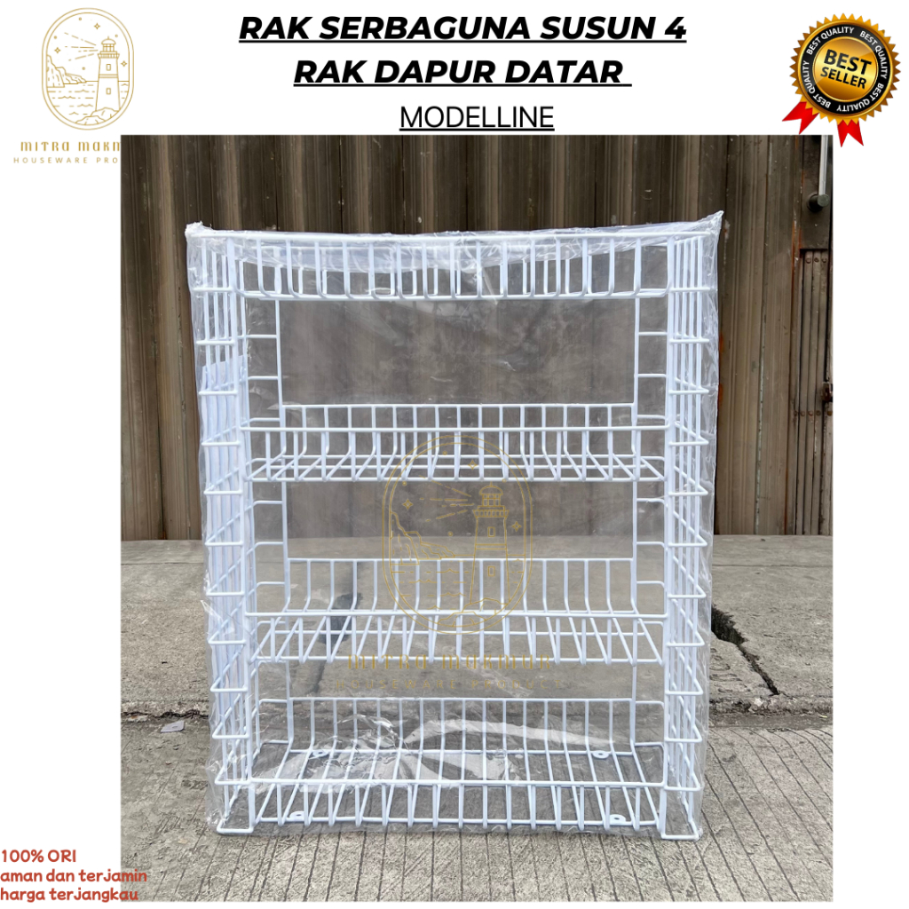 Jual KARGO RAK SERBAGUNA 3 - 4 SUSUN MODELLINE / RAK PIRING RATA ...