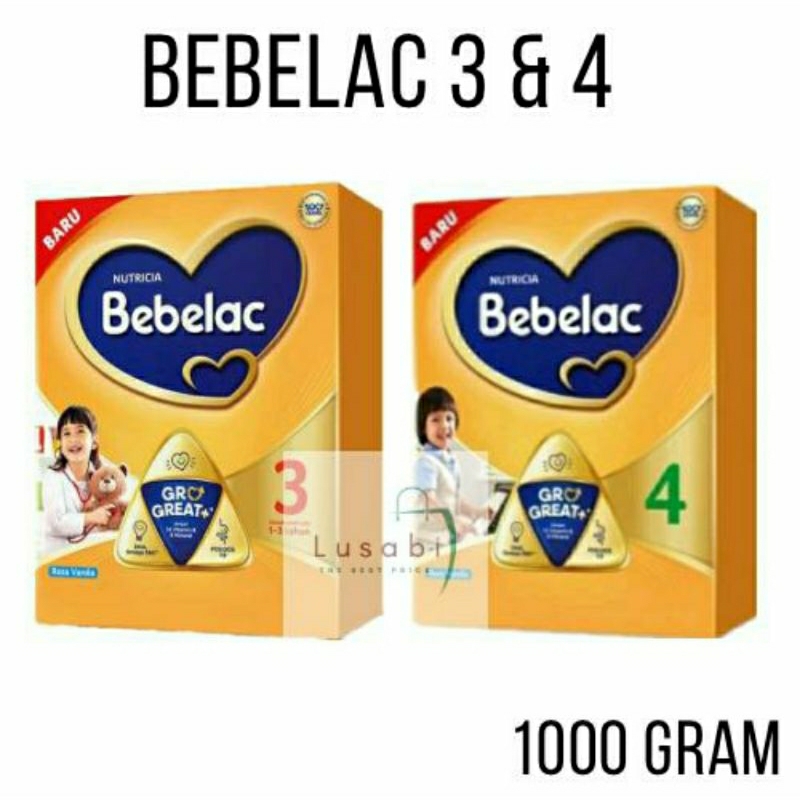 Jual Bebelac 3 & 4 1000gr | Shopee Indonesia