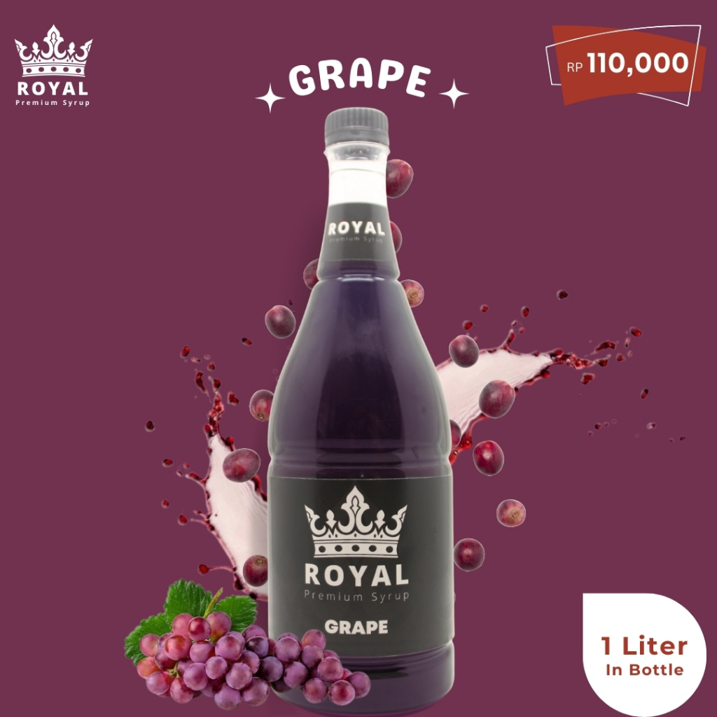 Jual Royal Grape Syrup - Sirup Anggur (Premium Quality) | Shopee Indonesia