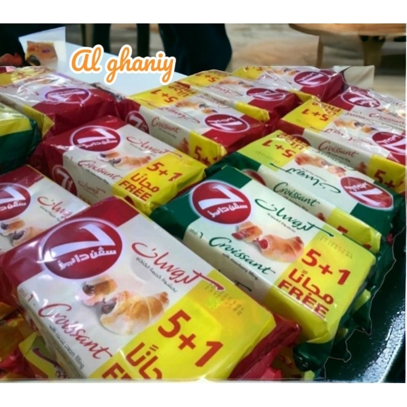 Jual 7 Days Croissant Import Arab Saudi 5+1 | Croissant Fresh From Arab ...