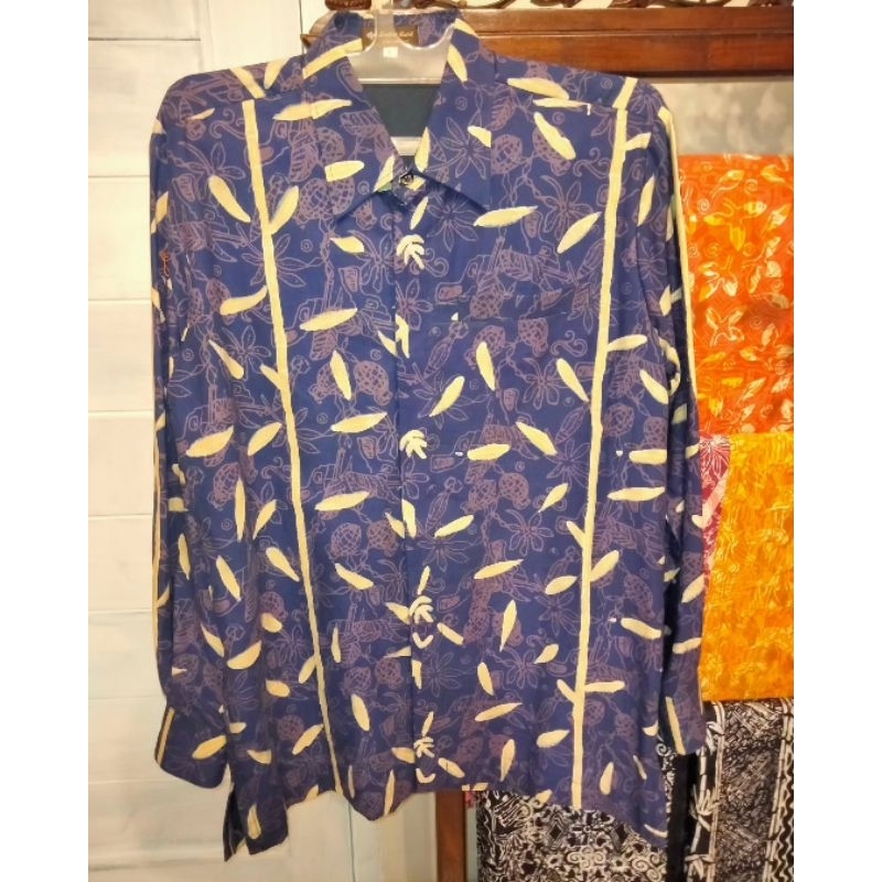 Jual KEMEJA BATIK CIMAHI KATUN LENGAN PANJANG - (LB-KC) | Shopee Indonesia