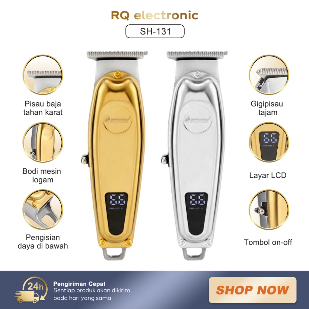 Jual SHINON SH-131 Rambut Hair Clipper Original/Hair Clipper/Alat Potong Rambut/Kumis/Jenggot ...
