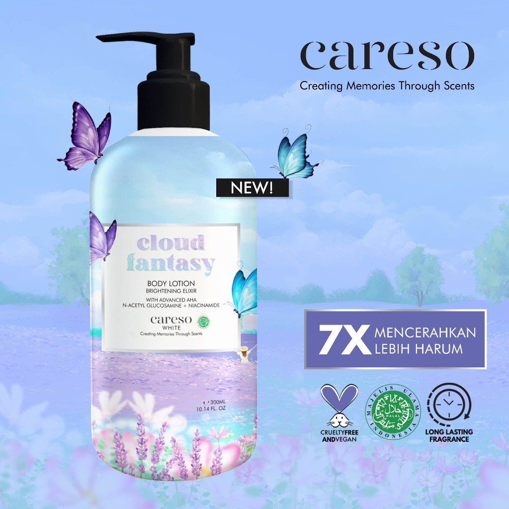 Jual CARESO BODY LOTION 300ML | Shopee Indonesia
