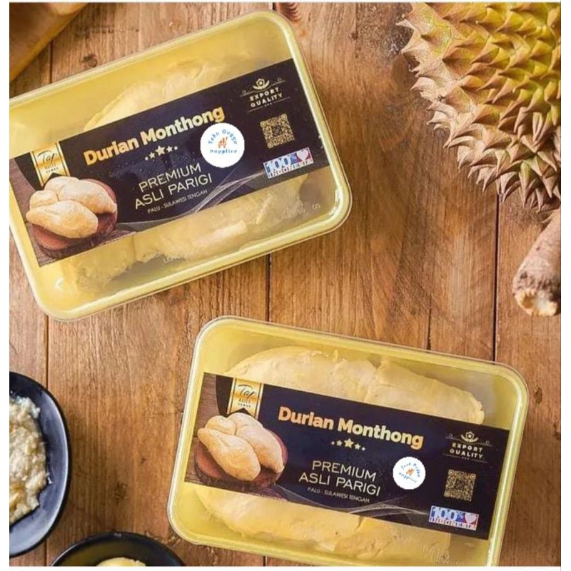 Jual Durian Monthong Parigi Premium l Duren Montong Palu Seed Pulp Frozen | Shopee Indonesia