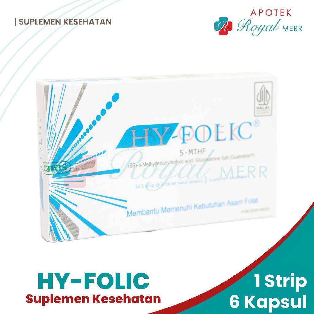 Jual HY-FOLIC STRIP ISI 6 TABLET Membantu Memenuhi Kebutuhan Asam Folat ...