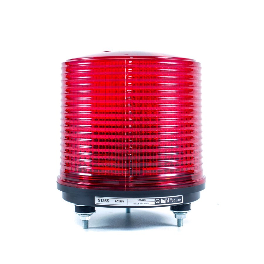 Jual Warning Light Xenon Strobe S125S/24V/220V-RED QLight | Shopee Indonesia