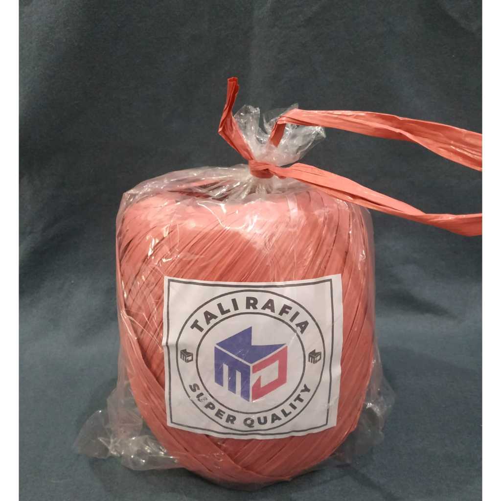 Jual Tali Rafia Merah Super Berat 1 Kg Full | Shopee Indonesia