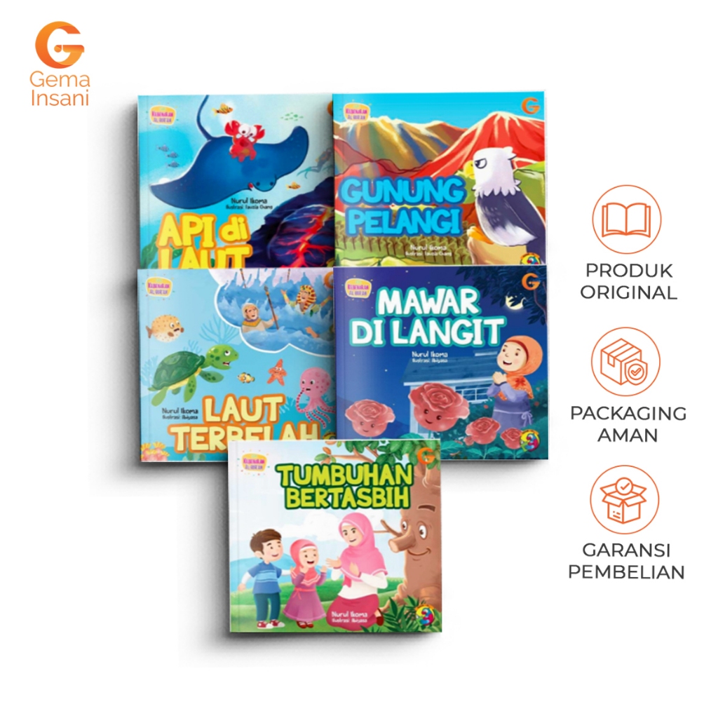 Jual Gema Insani Buku Anak - 1 Set Seri Kebenaran Al Quran (5 Buku ... Jual Gema Insani Buku Anak - 1 Set Seri Kebenaran Al Quran (5 Buku ...