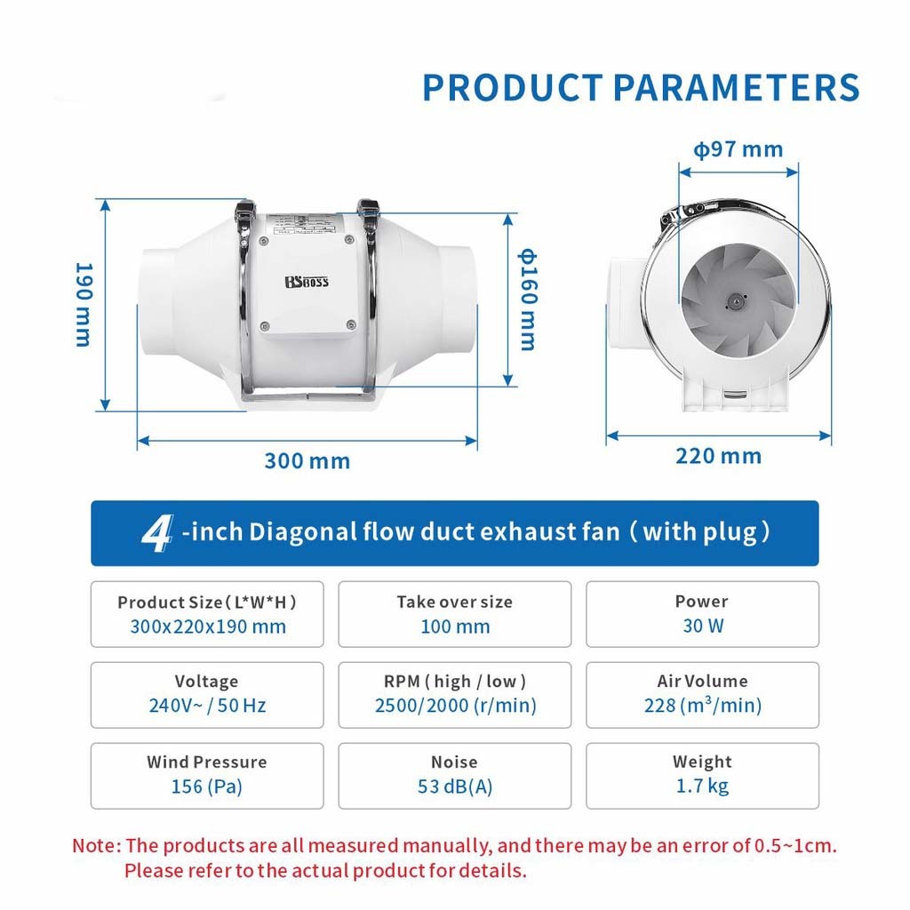 Jual blower dapur penghisap asap dapur 4" 6" 8" 220V Blower Hisap Untuk ...