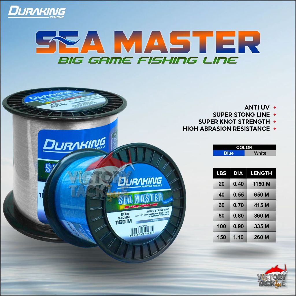 Jual SENAR PANCING | DURAKING SEA MASTER NYLON MONOFILAMENT | Shopee ...