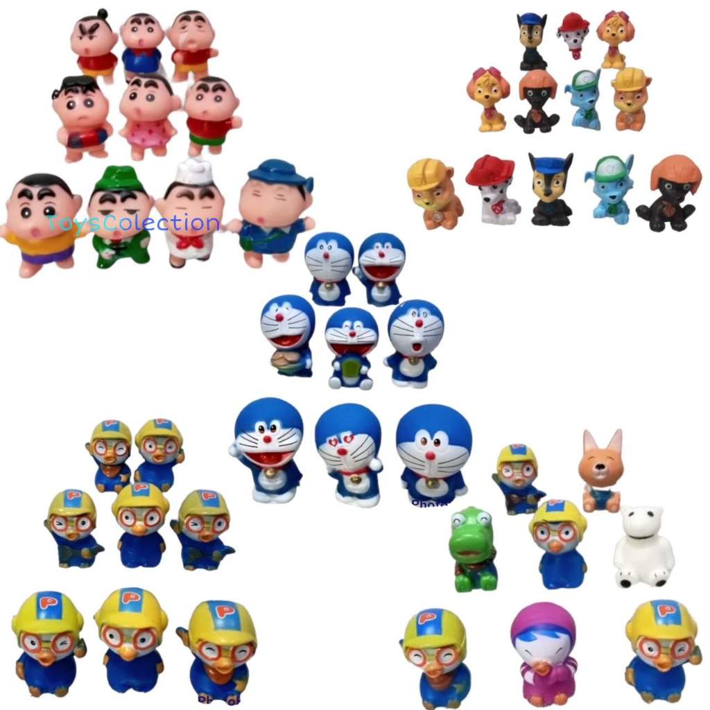 Jual ACTION FIGURE PORORO & FRIENDS SHINCHAN DORAEMON PAW PATROL VACUM ...