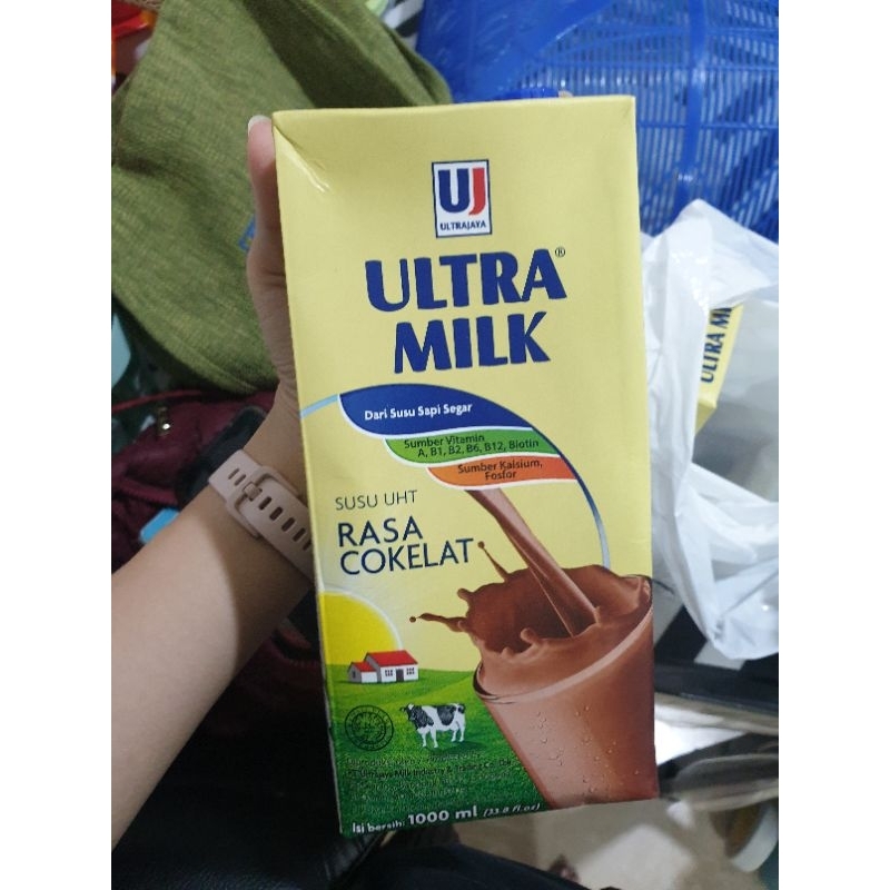Jual susu uht ultra milk 1L rasa coklat 1000 ml ultramilk | Shopee Indonesia