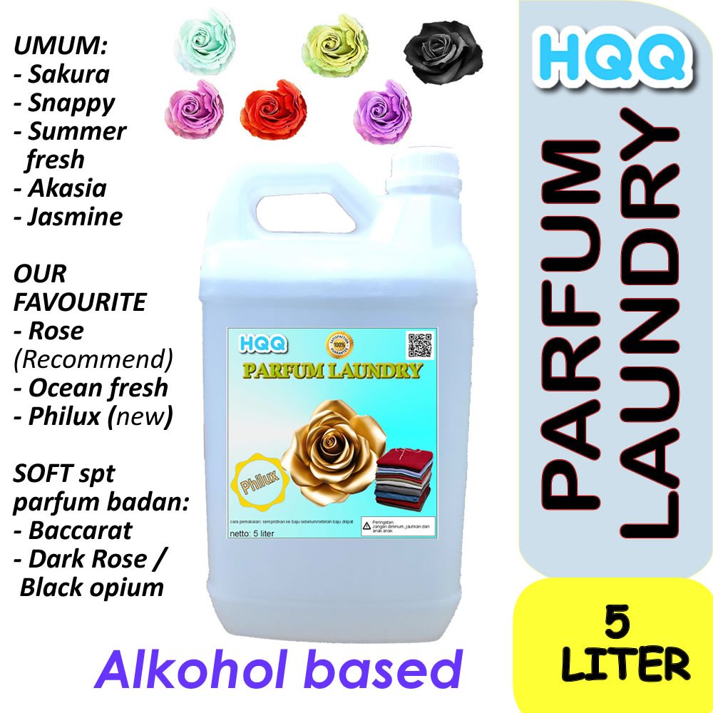Jual PARFUM LAUNDRY alkohol based GRADE A+ ANTI BAKTERI - 5 LITER ...