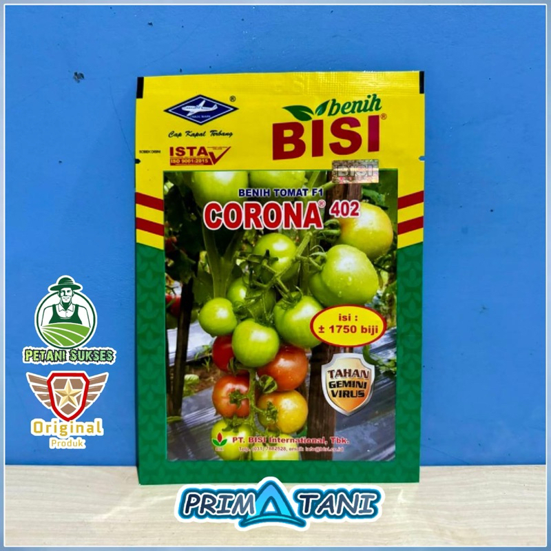 Jual Benih Tomat F1 - CORONA 402 - Cap Kapal Terbang - Kemasan Pabrik ...