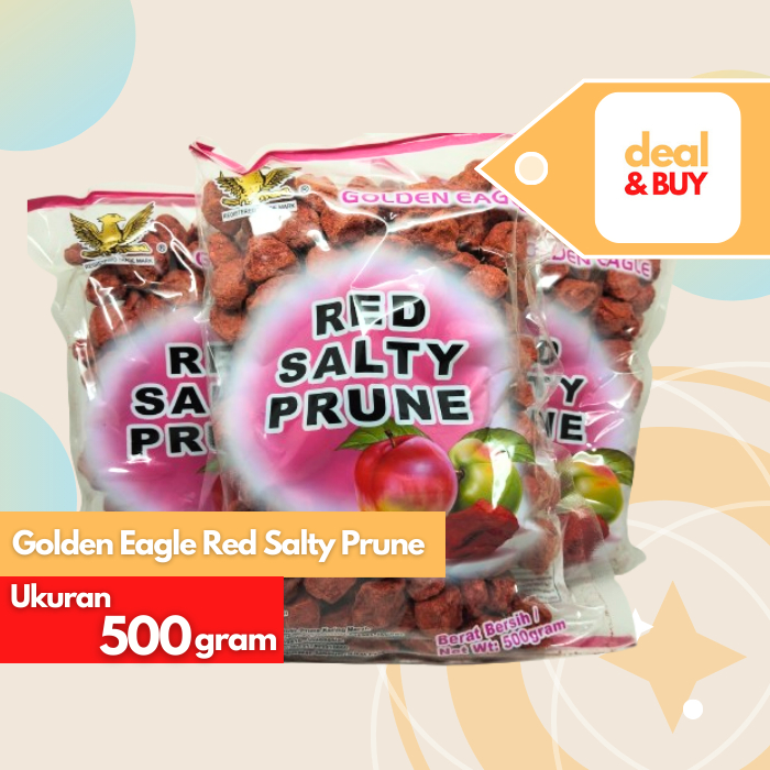 Jual Golden Eagle Red Salty Prune/ Kiamboi Merah/ Kiamboy Merah 500g ...