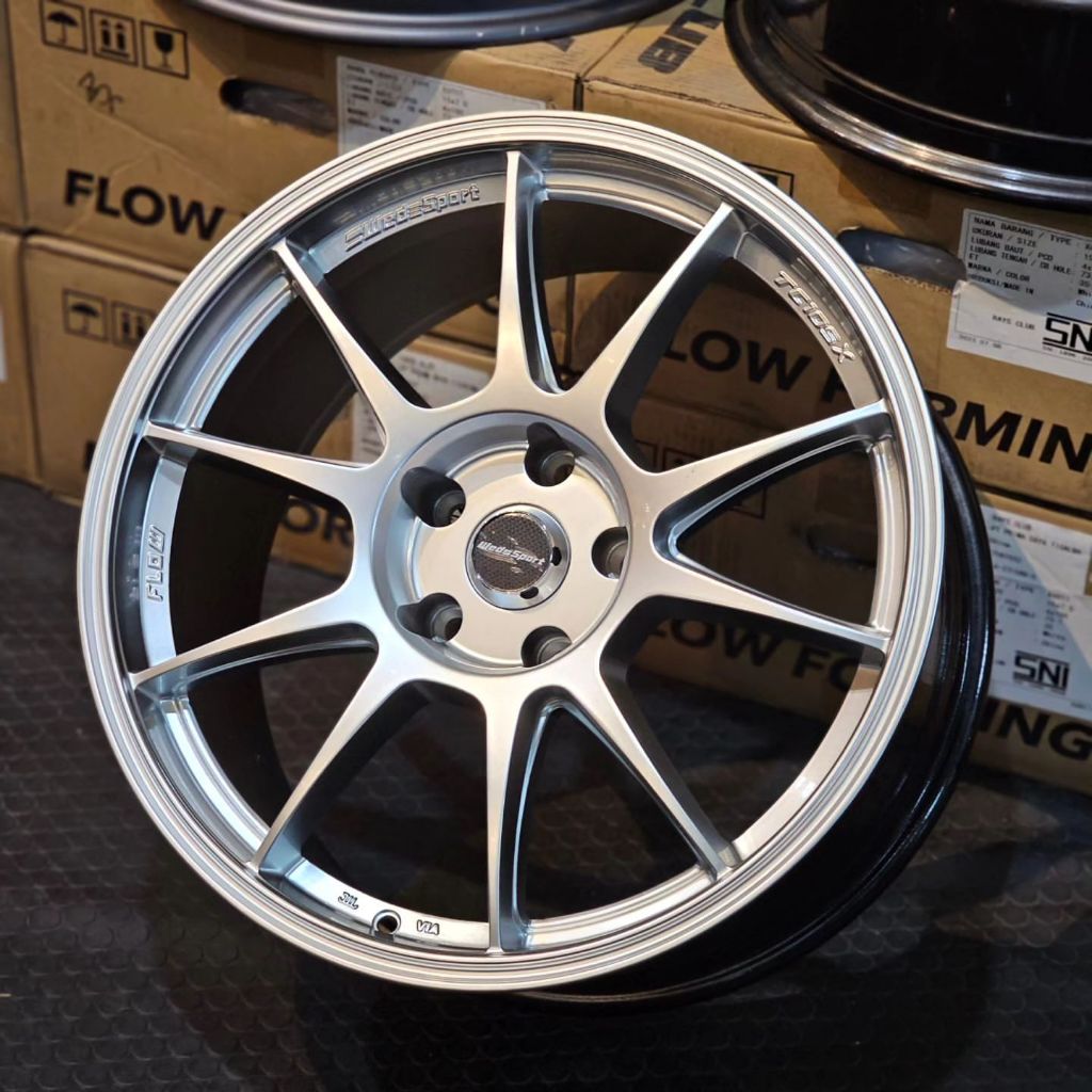 Jual velg mobil Wedssport TC105X - Flow Forged Ring 18 Lebar 9 ET 28 velg racing civic,innova ...