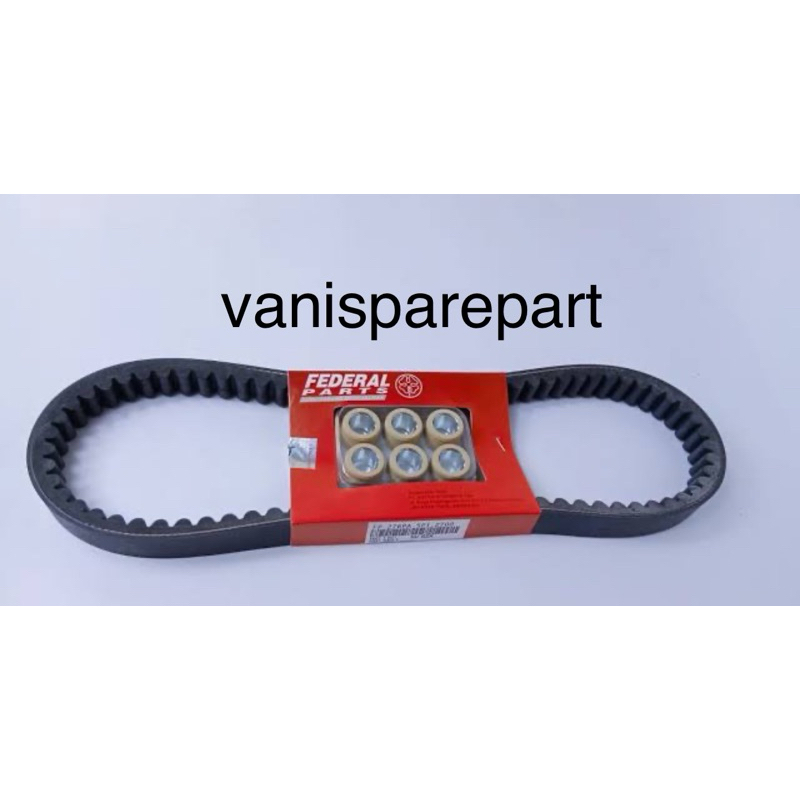 Jual V BELT VANBEL VANBELT SET SPIN SKYDRIVE SKYWAVE FEDERAL | Shopee Indonesia