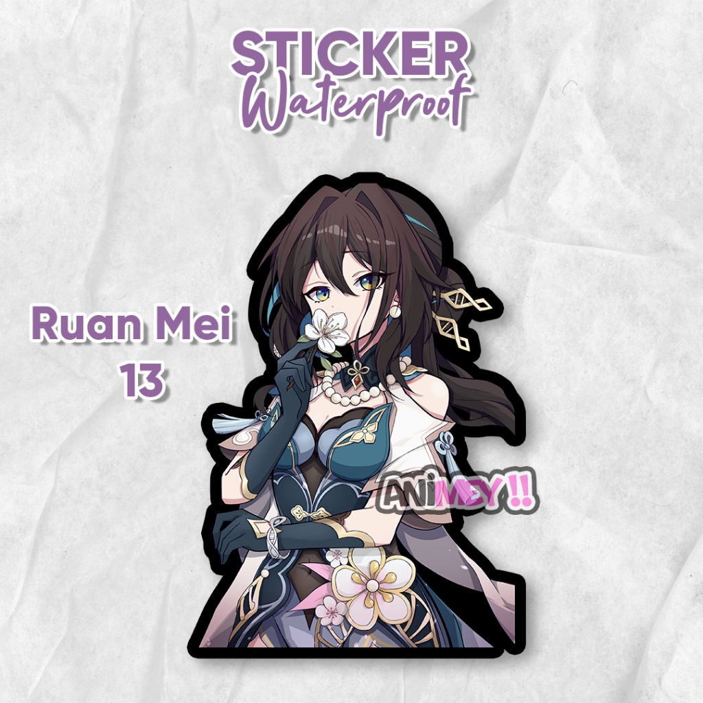 Jual Stiker Ruan Mei Honkai Star Rail / Sticker Anime Waterproof ...