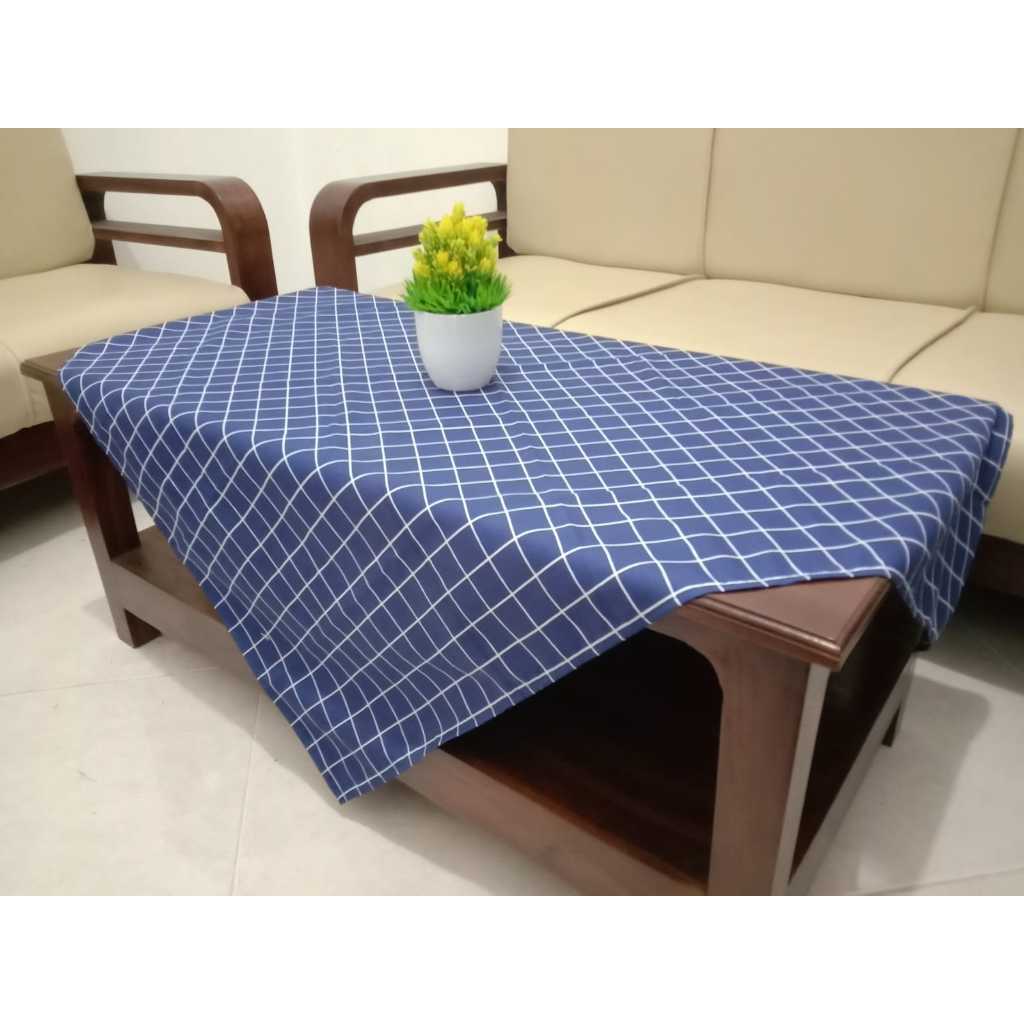 Jual TAPLAK MEJA RUANG TAMU KAIN PERSEGI EMPAT KOTAK UKURAN 100X100 CM ...