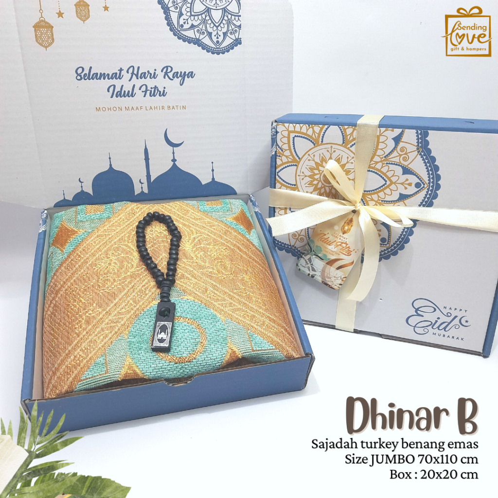 Jual Hampers Lebaran Sajadah Premium Murah Include Box Kotak Sajadah ...