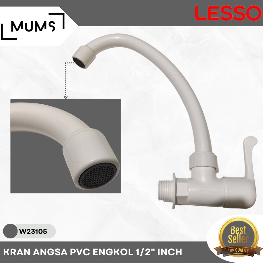 Jual KRAN ANGSA PVC ENGKOL WASTAFEL MURAH /KERAN DAPUR ANGSA/KRAN CUCI ...