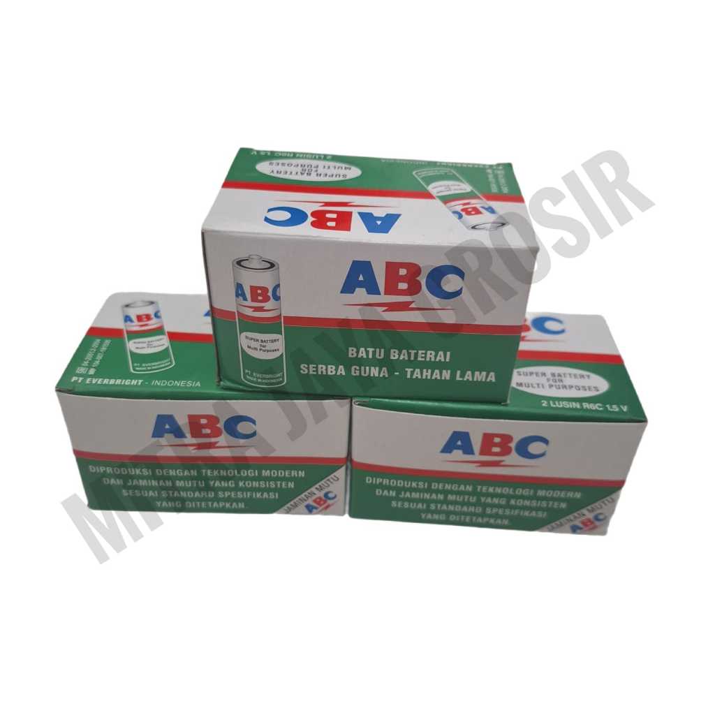 Jual Batu Batrai ABC/AA Hijau/1 Pack Isi 24 Pcs | Shopee Indonesia