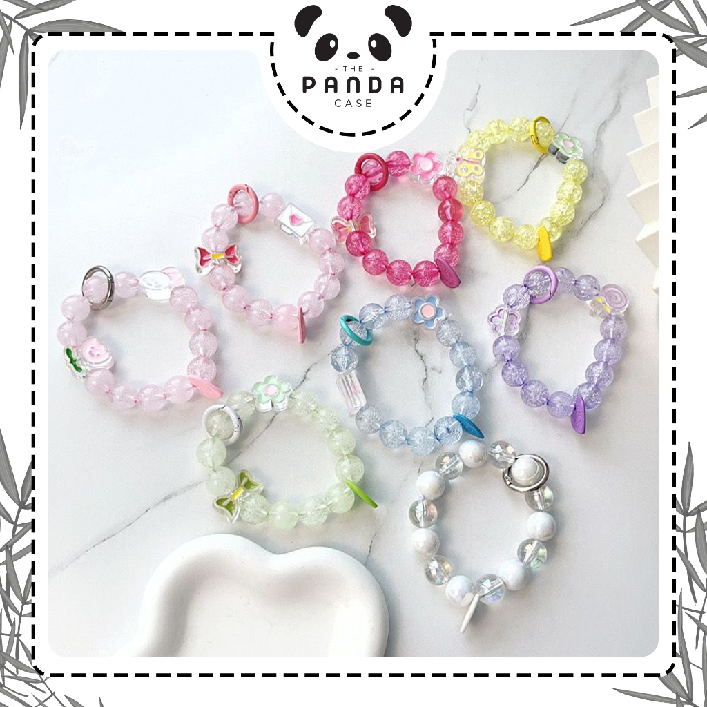 Jual [TPC] PHONE STRAP Portabel Ins Handmade Manik-Manik Kristal ...