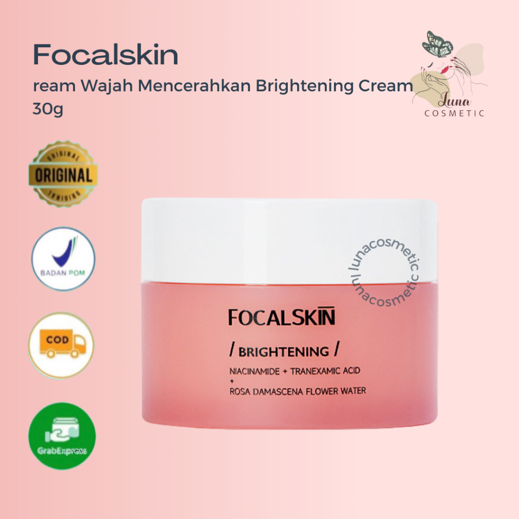 Jual Focalskin cream Wajah Mencerahkan Brightening Cream 30g | Shopee ...