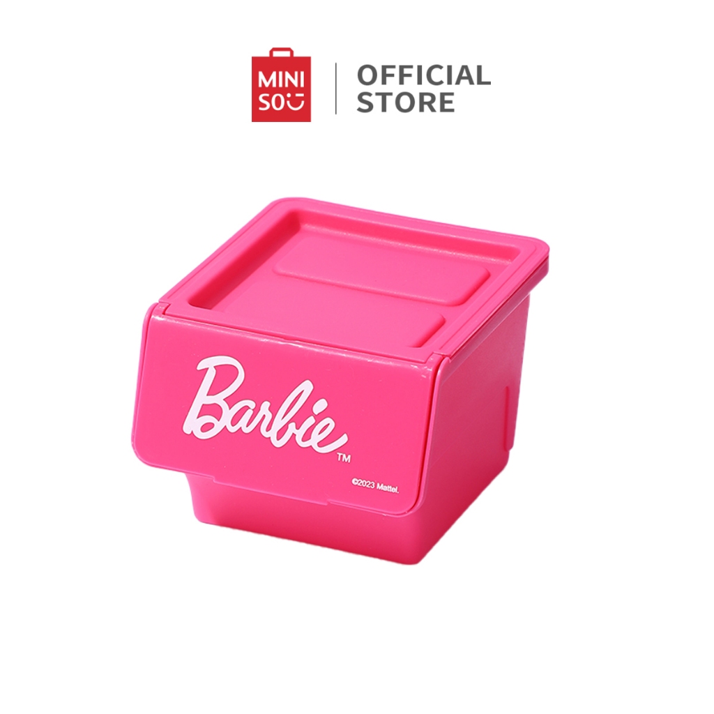 Jual Miniso X Barbie Kotak Penyimpanan Serbaguna Mini Barbie Series ...