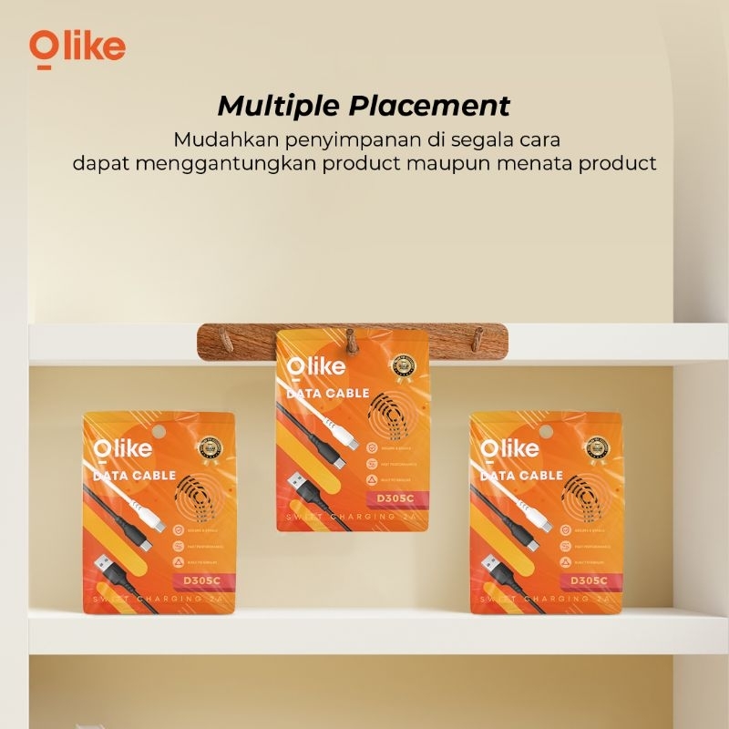 Jual Olike ( 1pack 10pcs ) D305M D306C Kabel Data Micro USB Type C ...