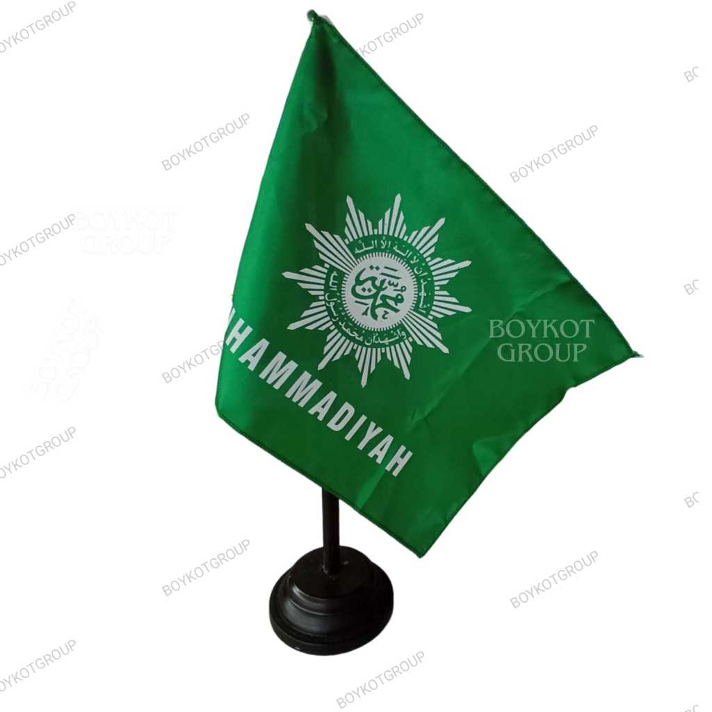 Jual bendera meja muhammadiyah bendera tiang muhammadiyah bijian ...