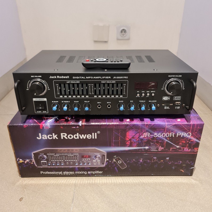 Jual POWER AMPLIFIER JACK RODWELL JR 5500 PRO / JR 5500PRO / JR5500PRO | Shopee Indonesia