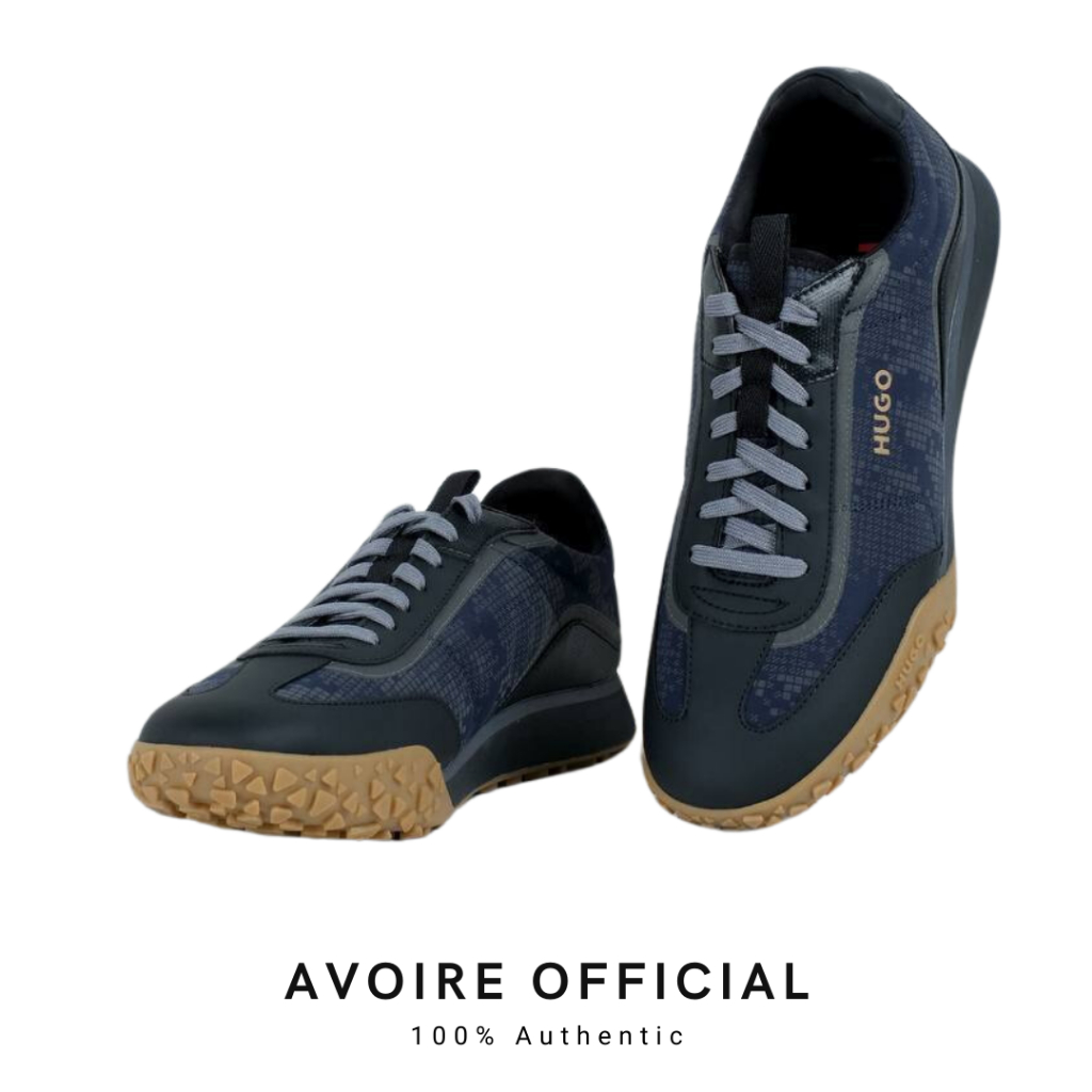 Jual Sneakers Casey Open Blue With Logo For Men | Shopee Indonesia