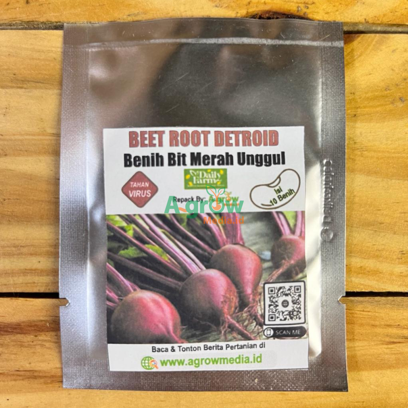 Jual 10 Benih Tanaman Buah Bit Merah BEET ROOT DETROID Bibit Biji Tahan ...